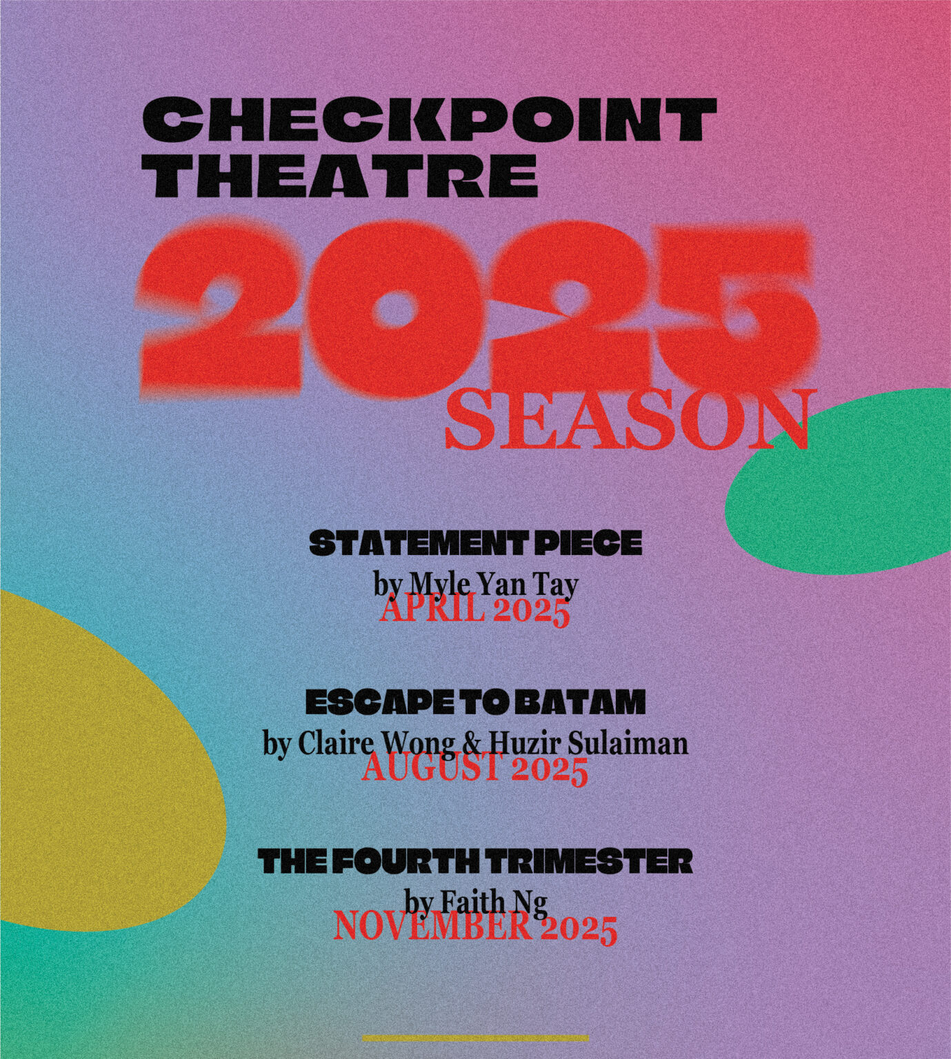Checkpoint Theatre’s 2025 Season - Checkpoint Theatre